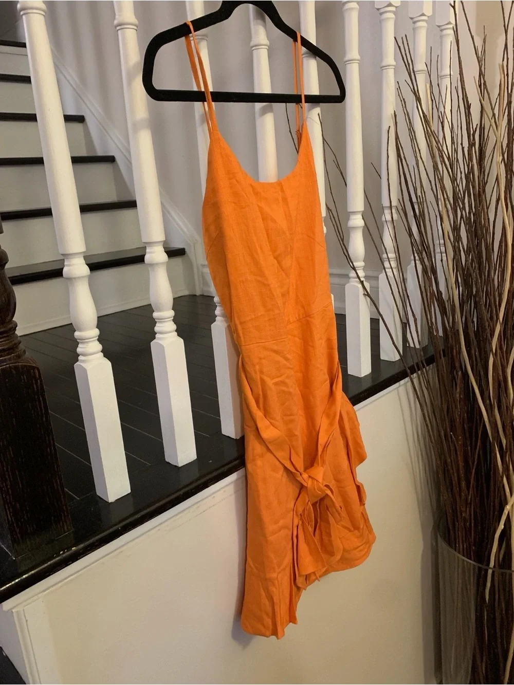 Gilli | Dresses | Gilli Orange Tiefront Slip Mini Dress | Poshmark